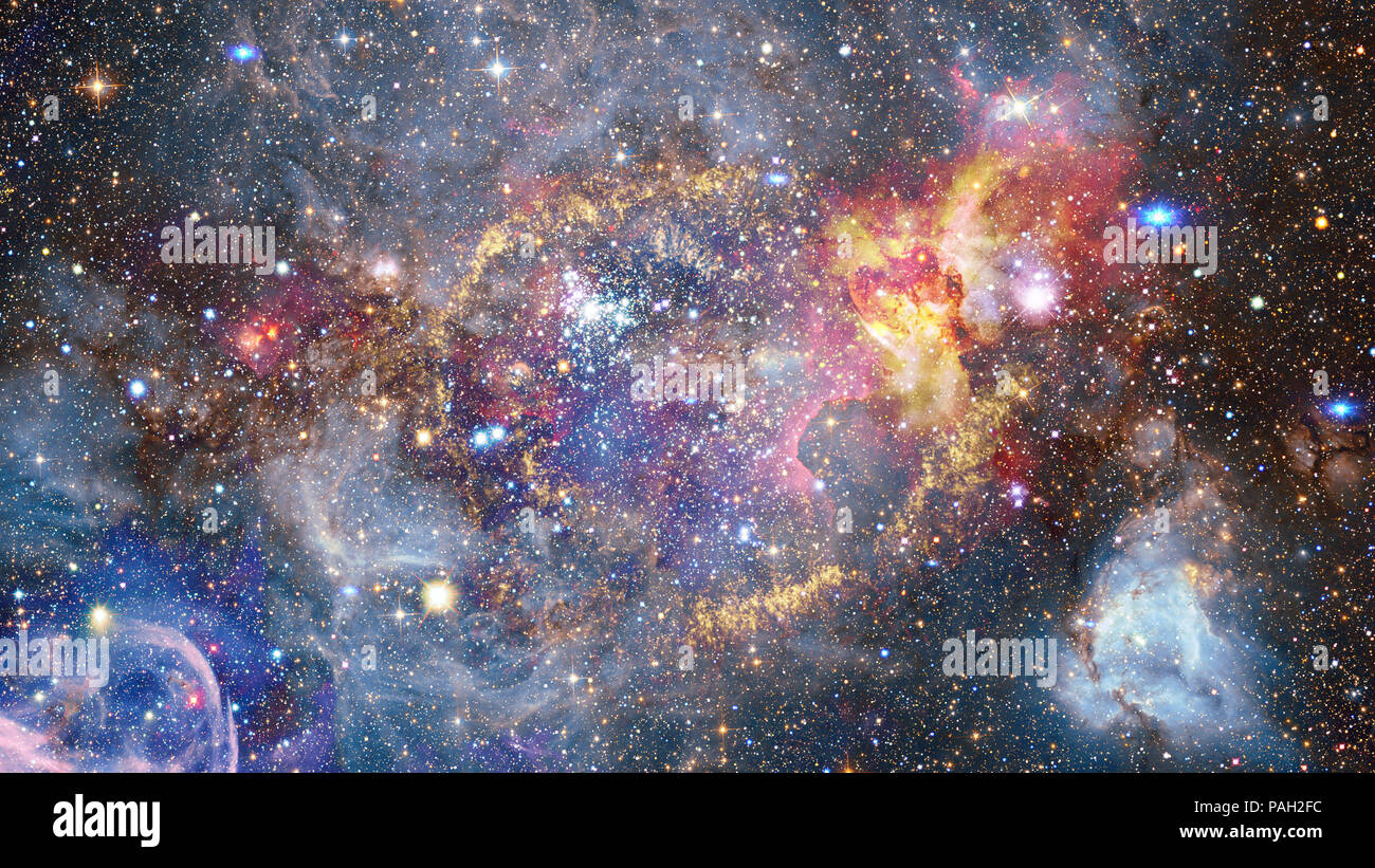 The Helix Nebula in deep space. Elements of this image furnished by ...