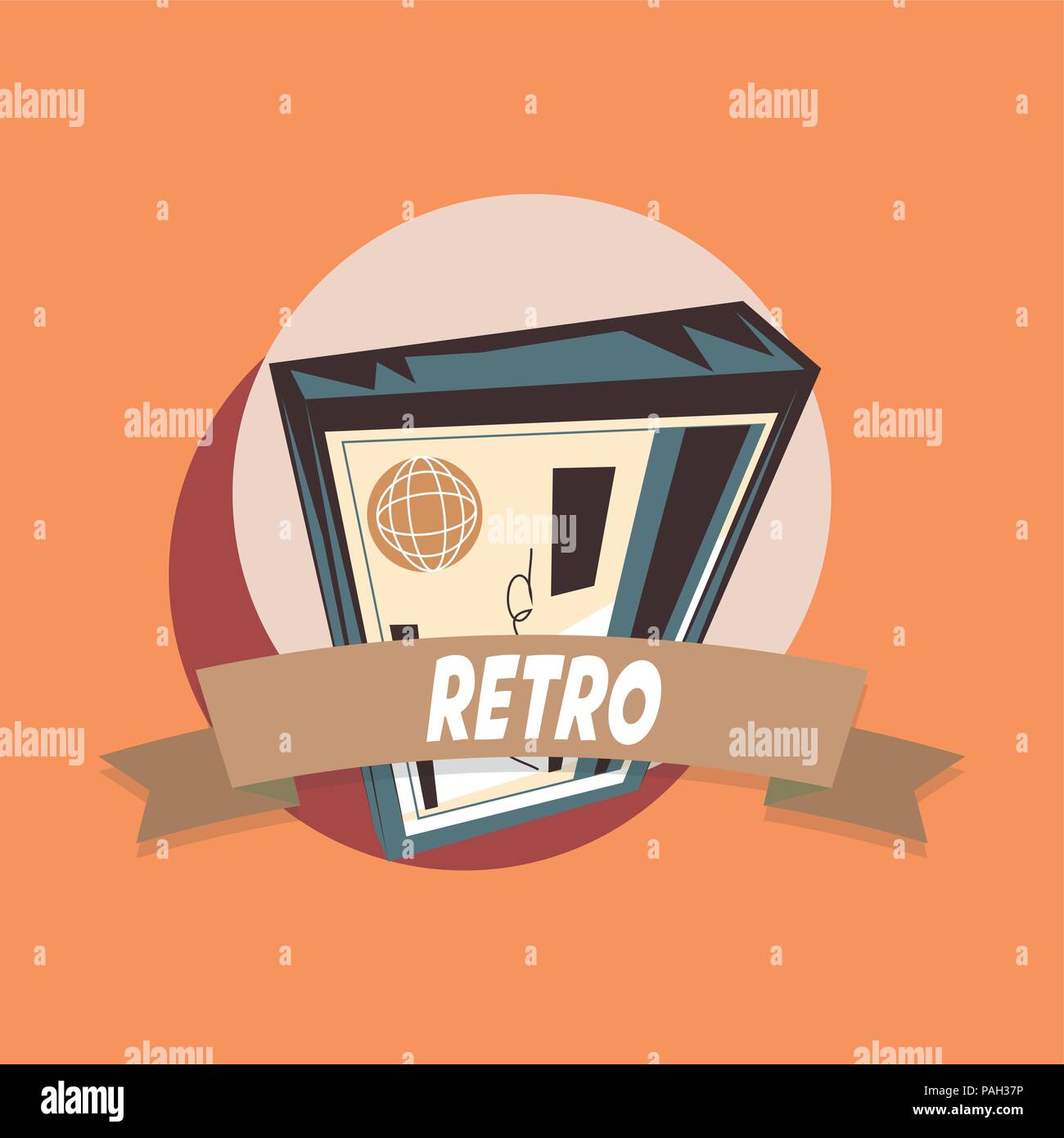 bank check retro shopping vintage label vector illustration Stock ...