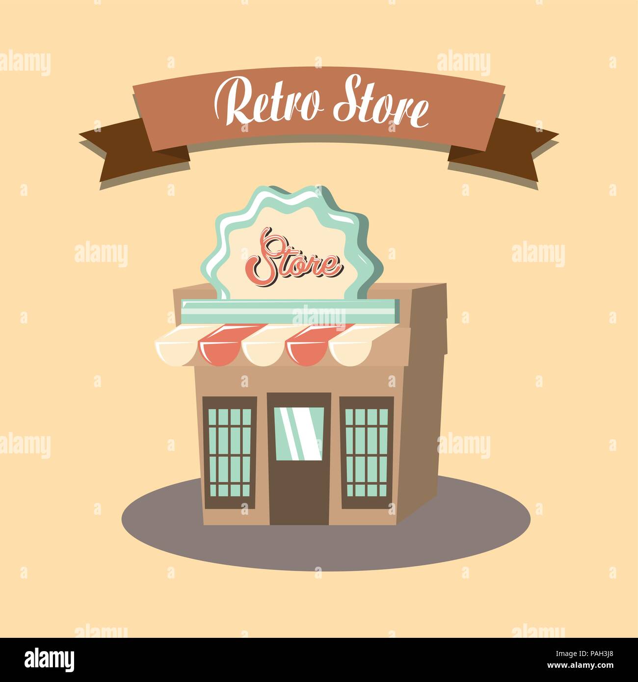 Antique store exterior Stock Vector Images - Alamy