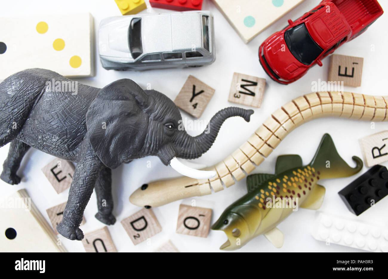 Classic, vintage-inspired children's toys Stock Photo - Alamy
