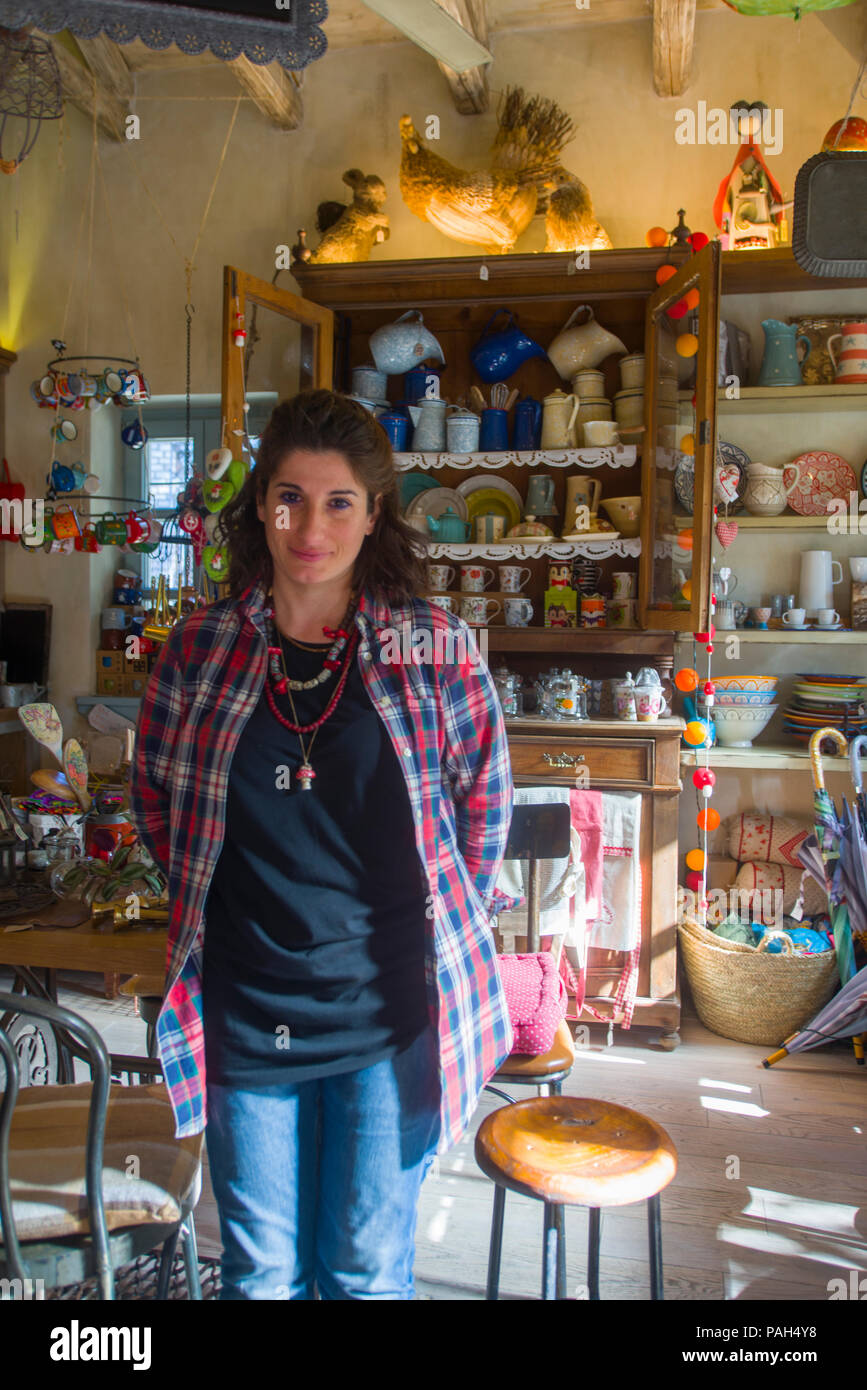 europe, greece, epiros, zagorohoria, papigo, village, sterna, cafe ...