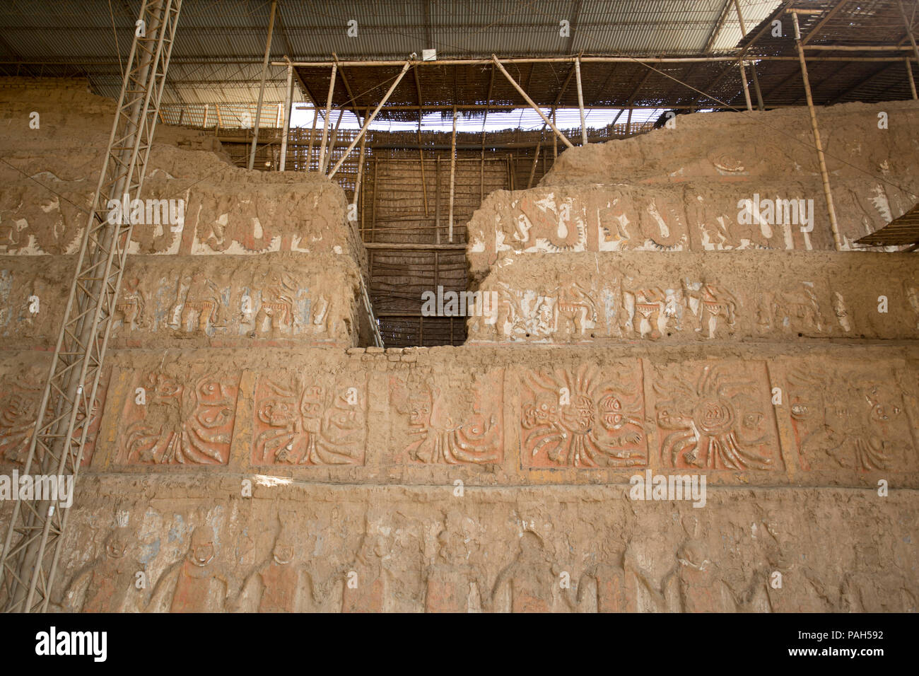 El Brujo archaeological site near Trujillo, Peru, South America Stock ...