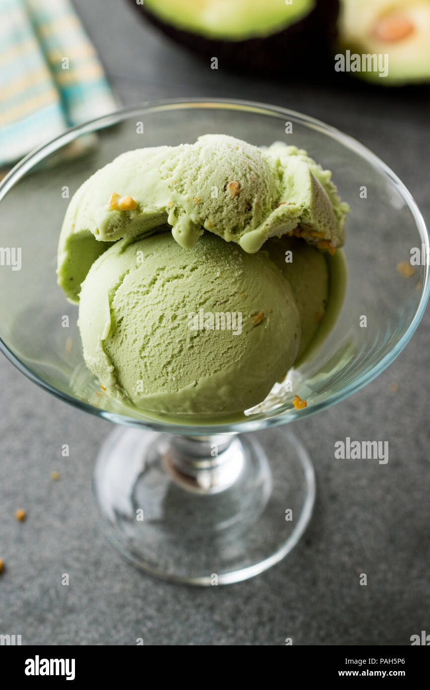 Avocado ice cream cone hi-res stock photography and images - Alamy