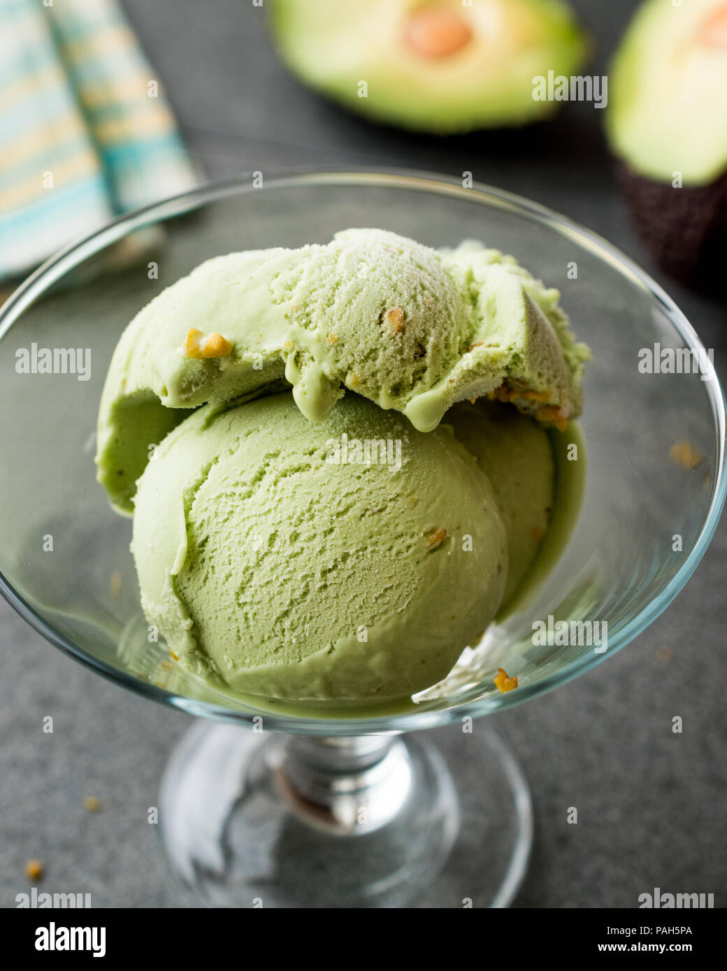 Avocado ice cream cone hi-res stock photography and images - Alamy
