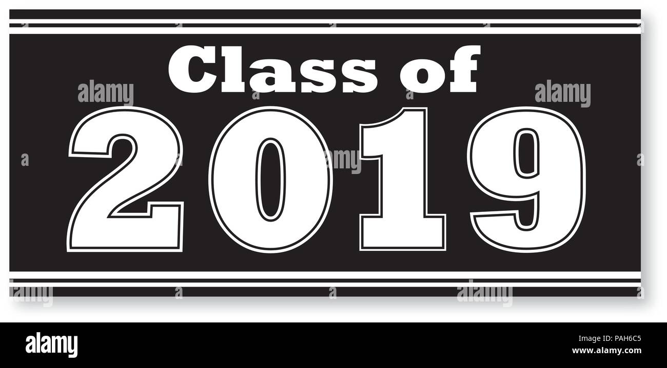 Class of 2019 Banner Logo Stock Vector Image & Art - Alamy