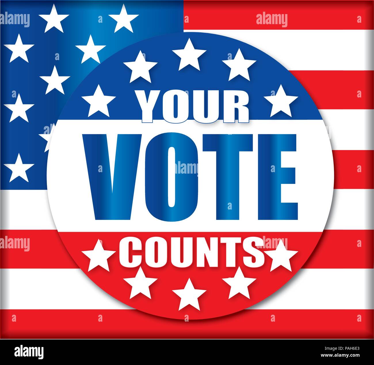 Each vote counts Stock Vector Images - Alamy