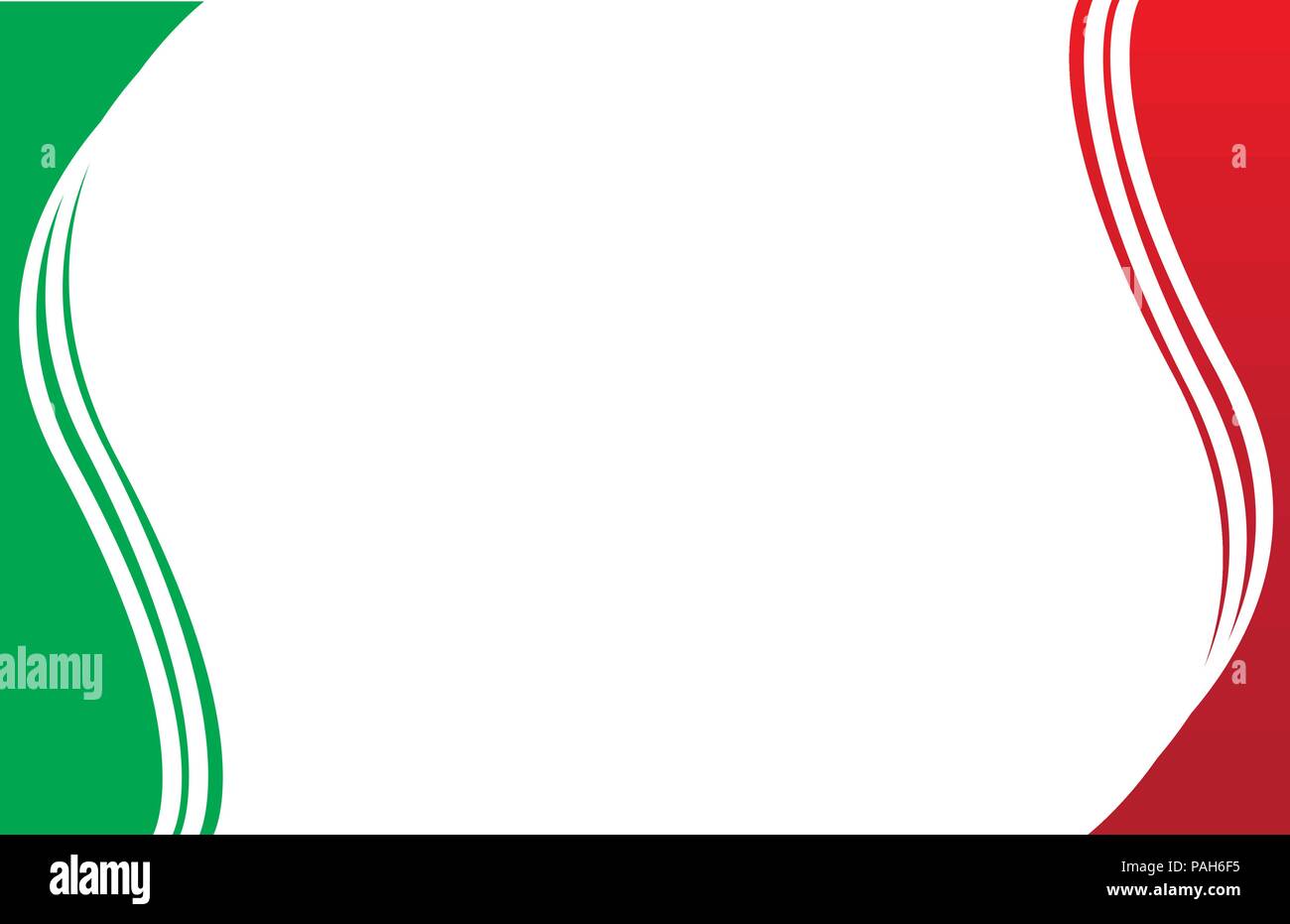 Green and Red Mexican Italian Flag Border Stock Vector Image & Art - Alamy