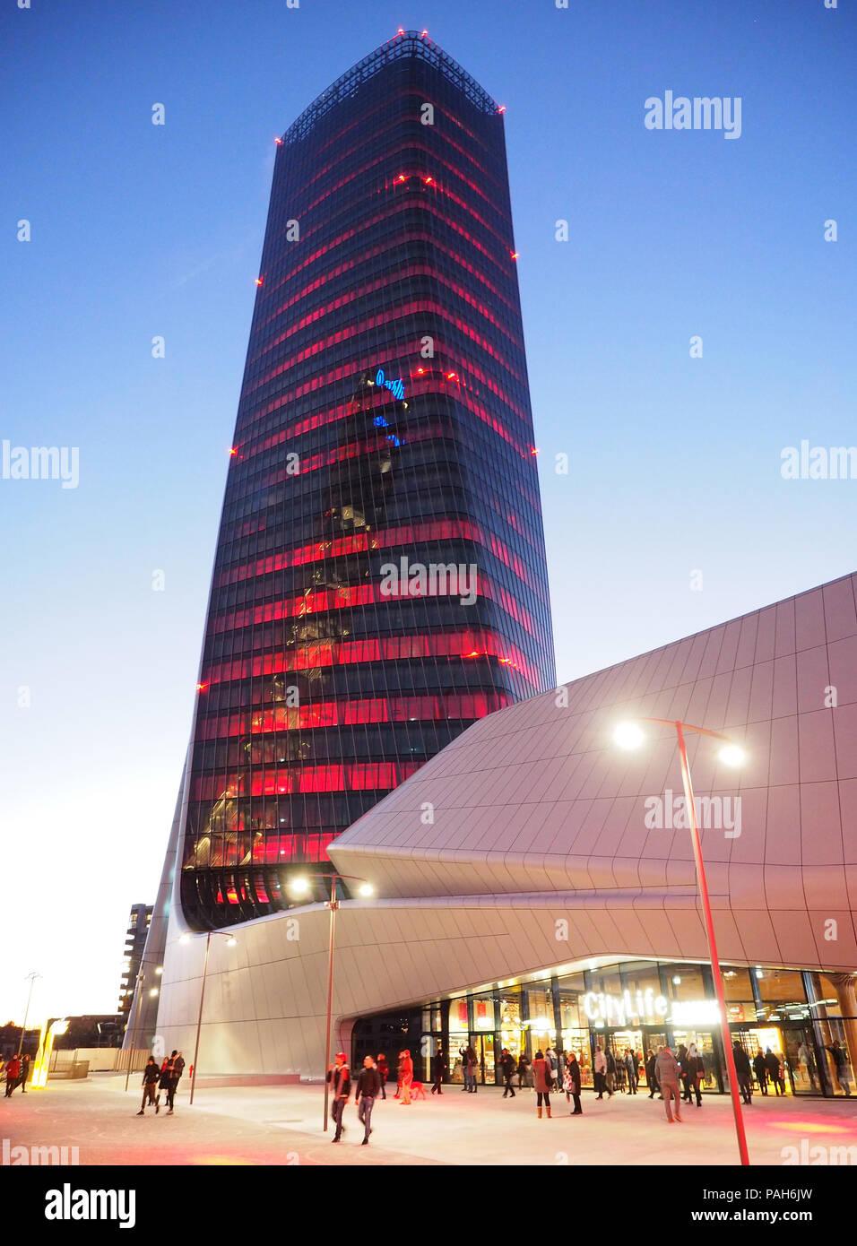 Torre hadid 185 designed by zaha hadid nicknamed the hi-res stock ...