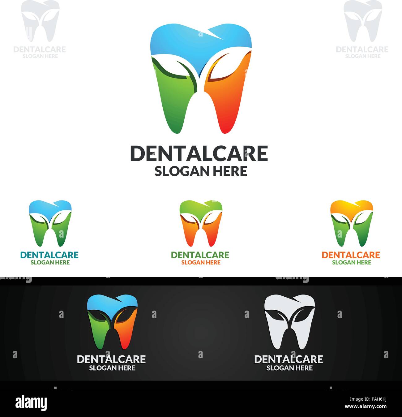 Dental Logo Tooth abstract design vector template, Dentist stomatology ...