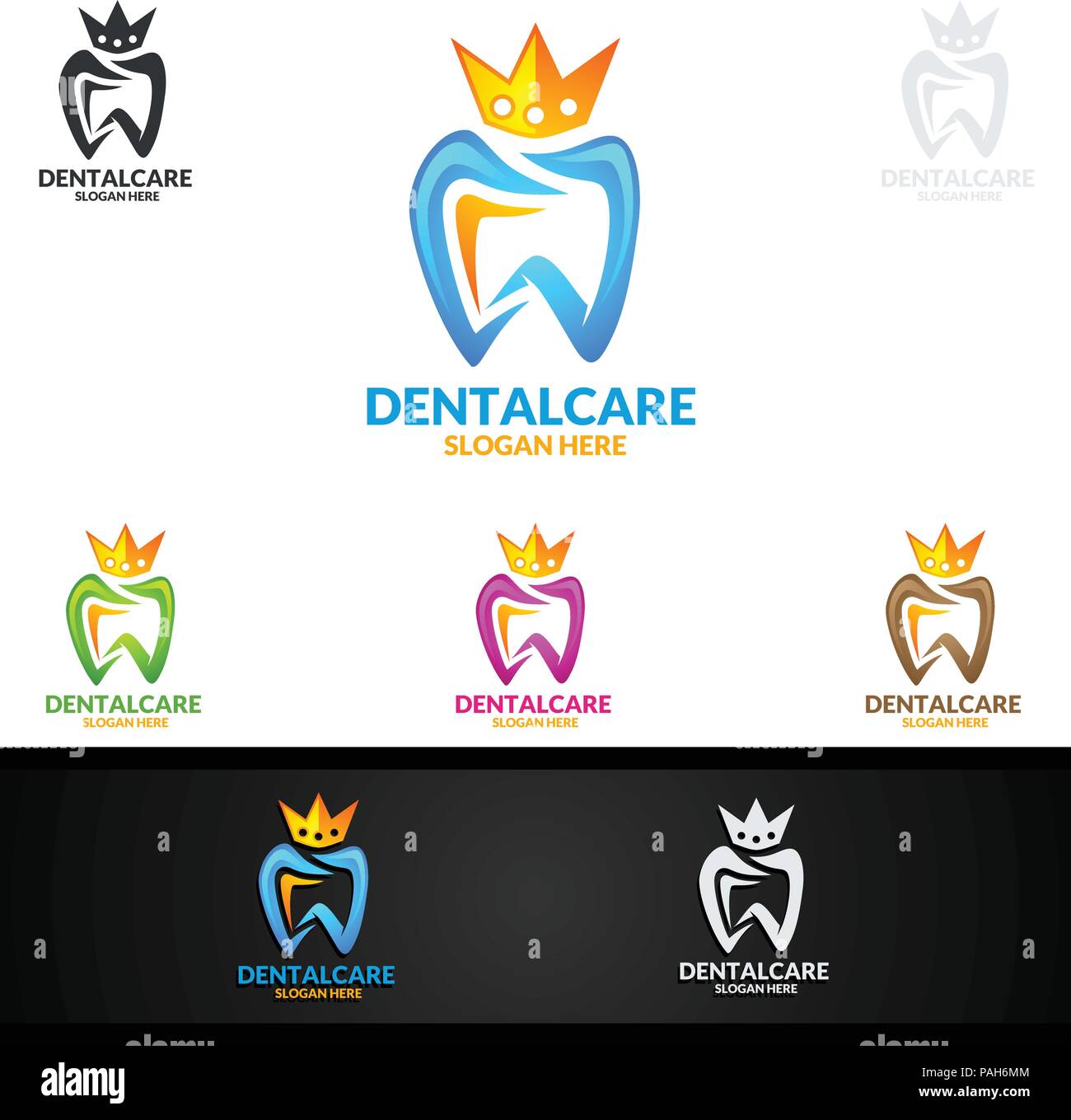 Dental Logo Tooth abstract design vector template, Dentist stomatology ...