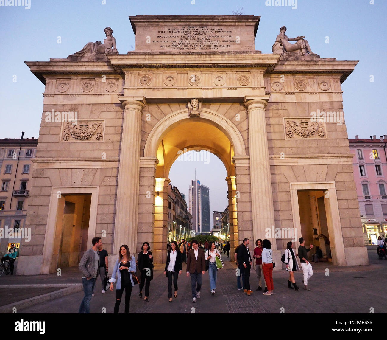 Milano porta garibaldi hi-res stock photography and images - Alamy