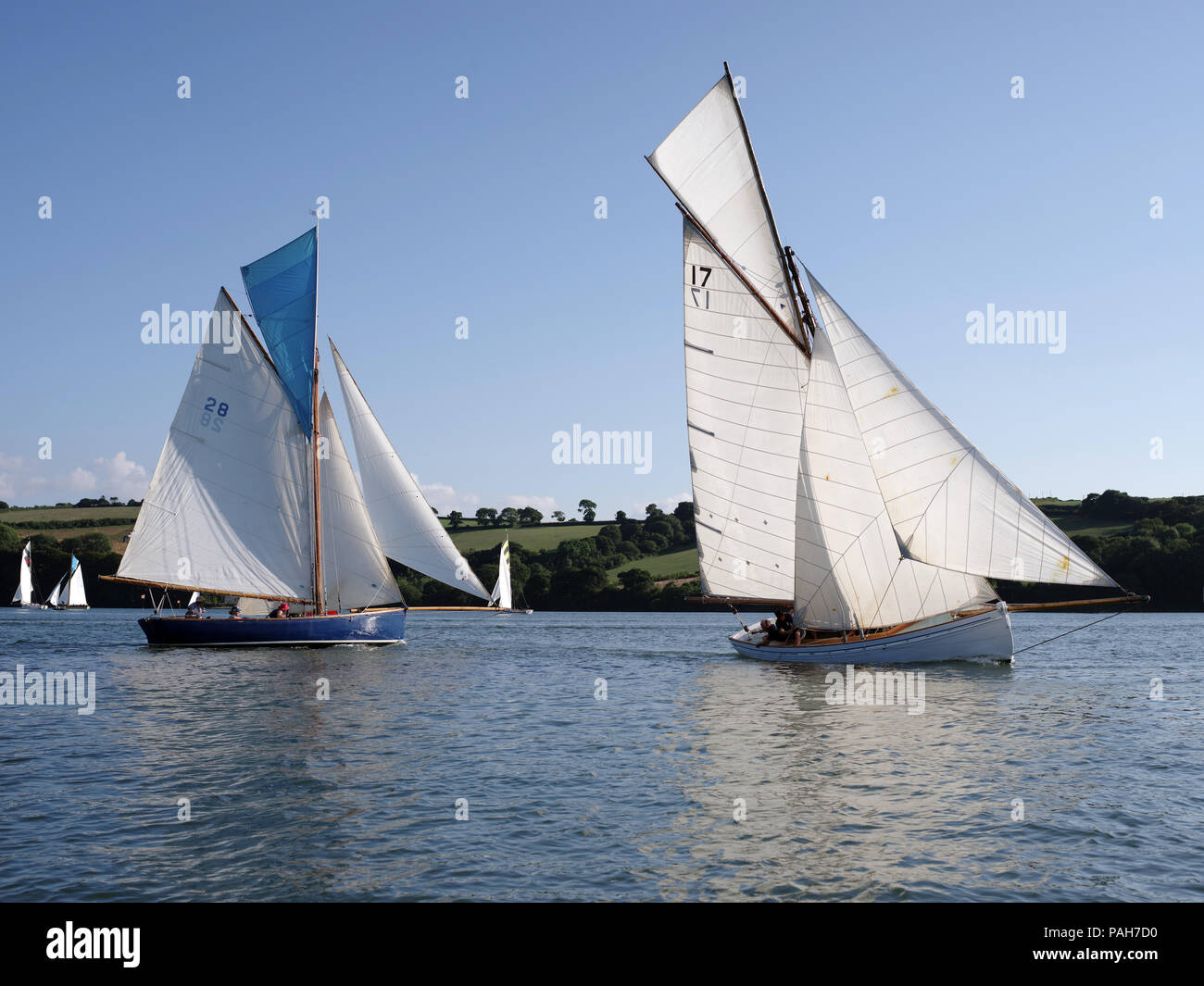 Small Cornish Village regatta hosts an annual racing event where ...