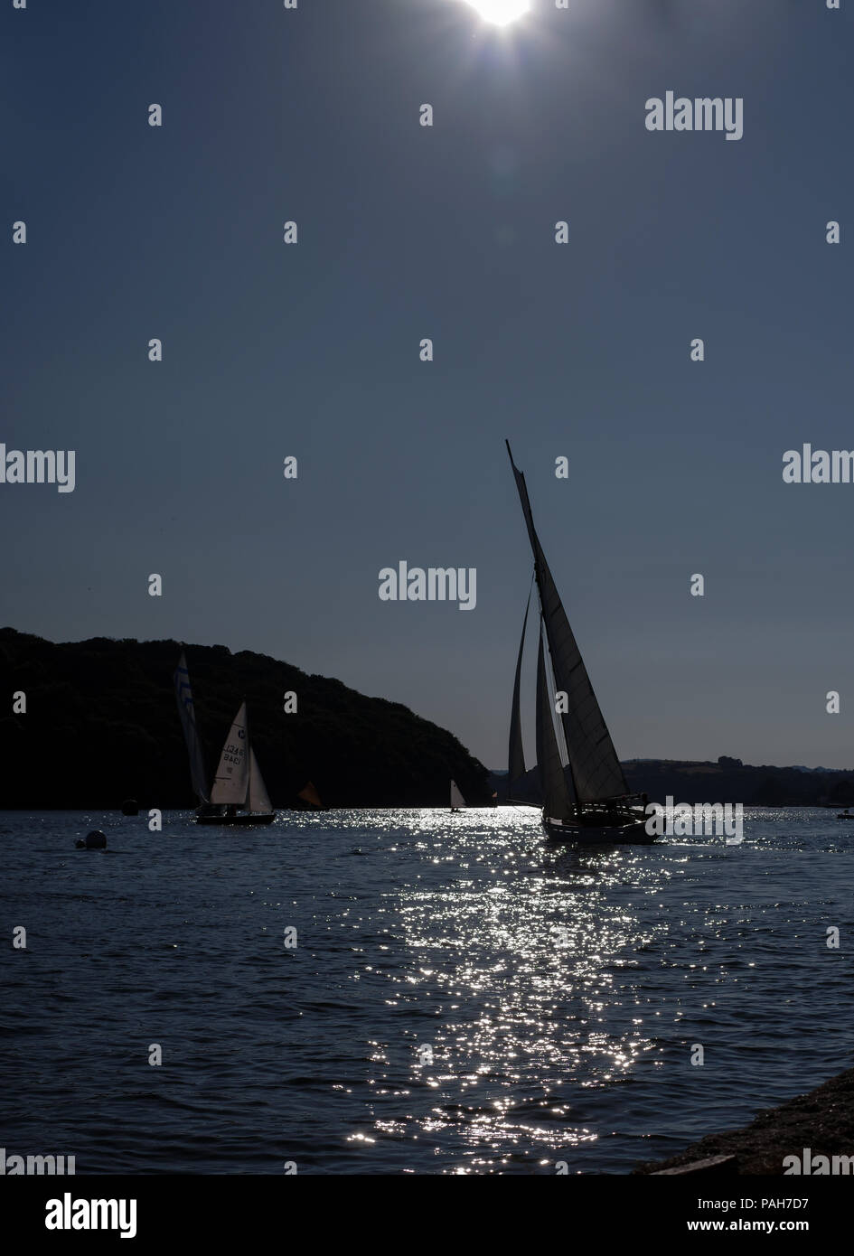 Small Cornish Village regatta hosts an annual racing event where ...