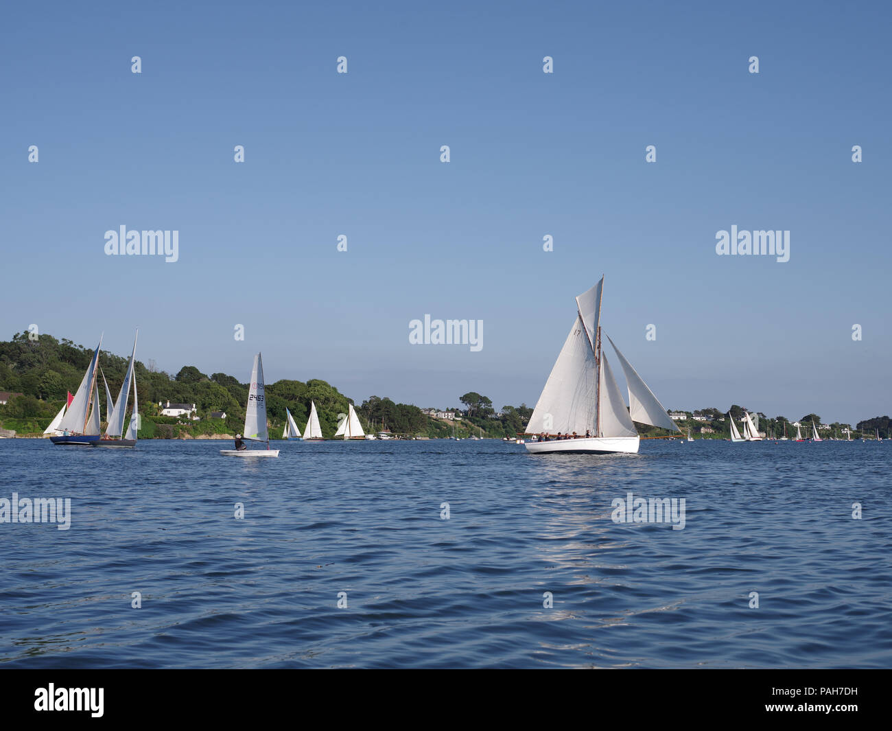 Small Cornish Village regatta hosts an annual racing event where ...