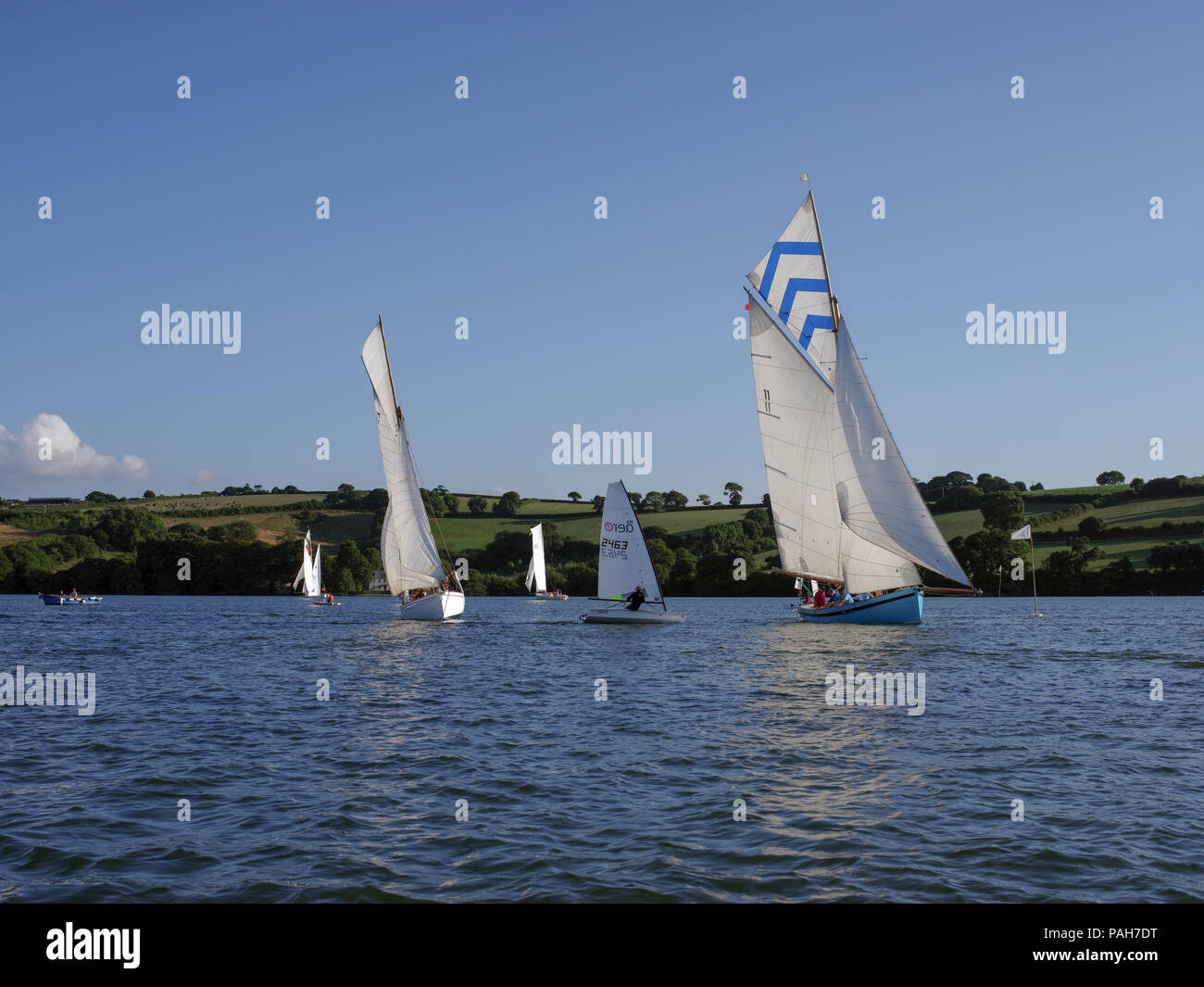 Small Cornish Village regatta hosts an annual racing event where ...