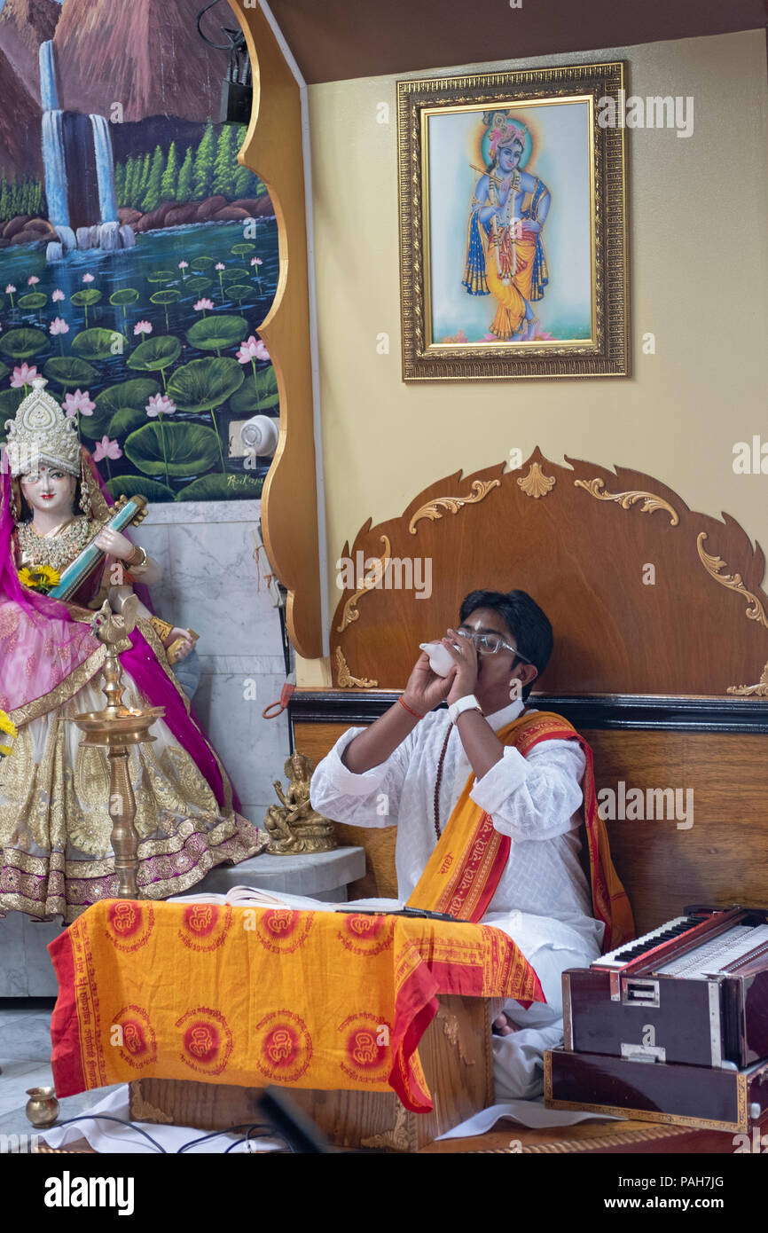 Man Blowing Conch Shell High Resolution Stock Photography and Images ...