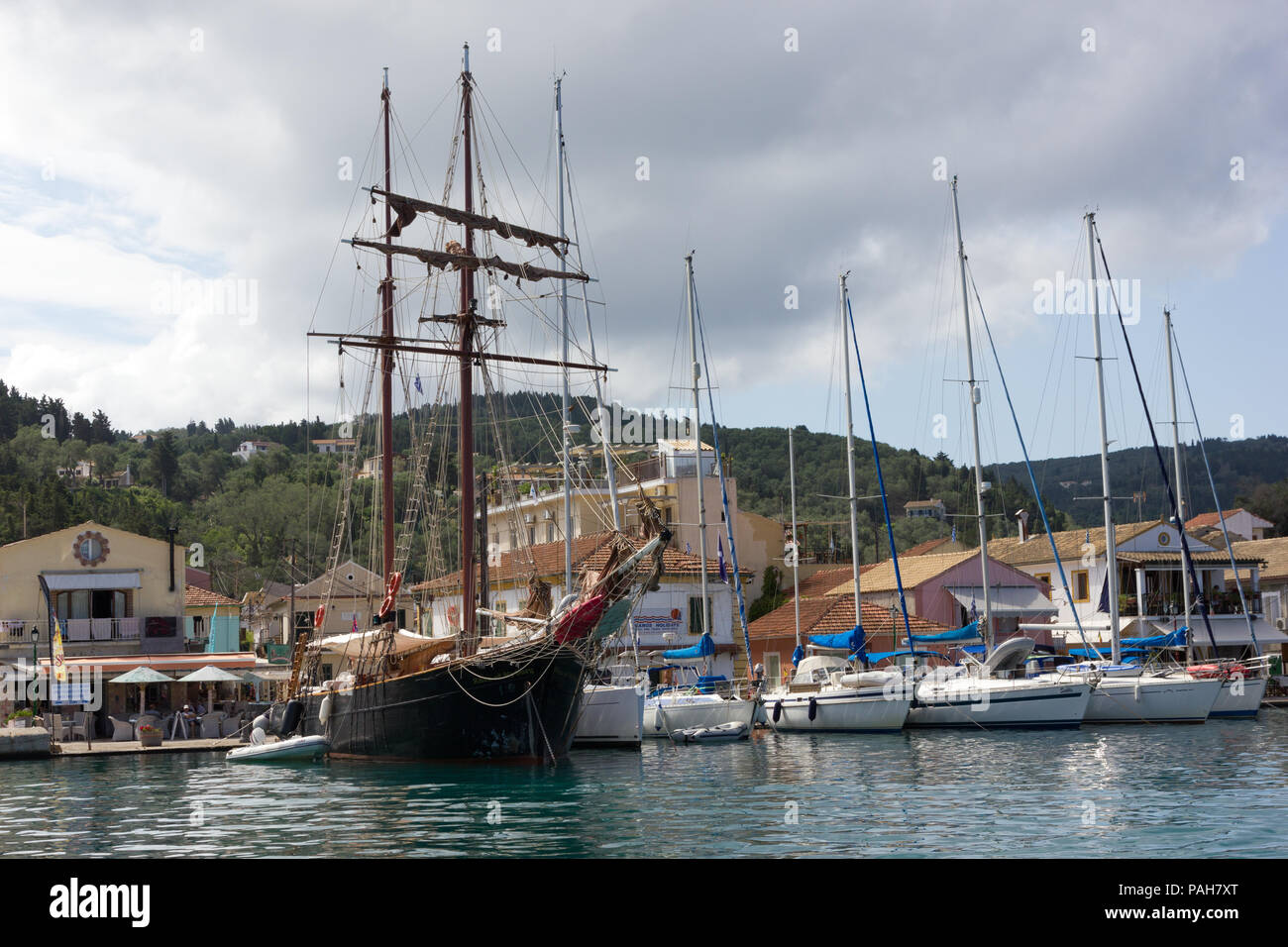 Gaios Harbour, Paxos, Greece Stock Photo - Alamy