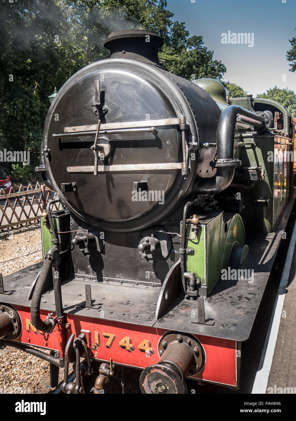 Class N2 0-6-2T tank engine 1744, built at the North British Locomotive ...