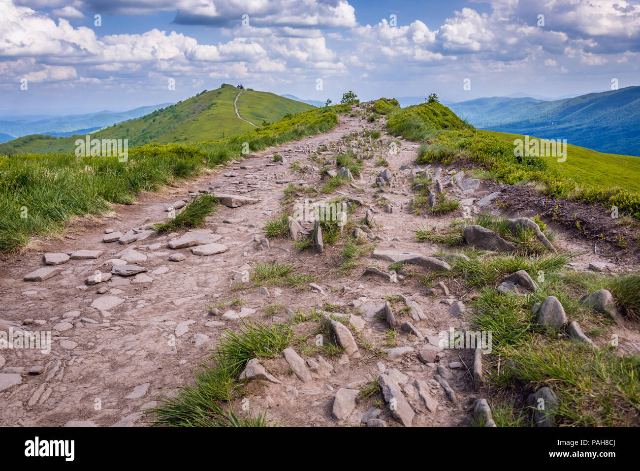Path to Winnie the Pooh Hut shelter on a Hasiakowa Rock mountain, part ...