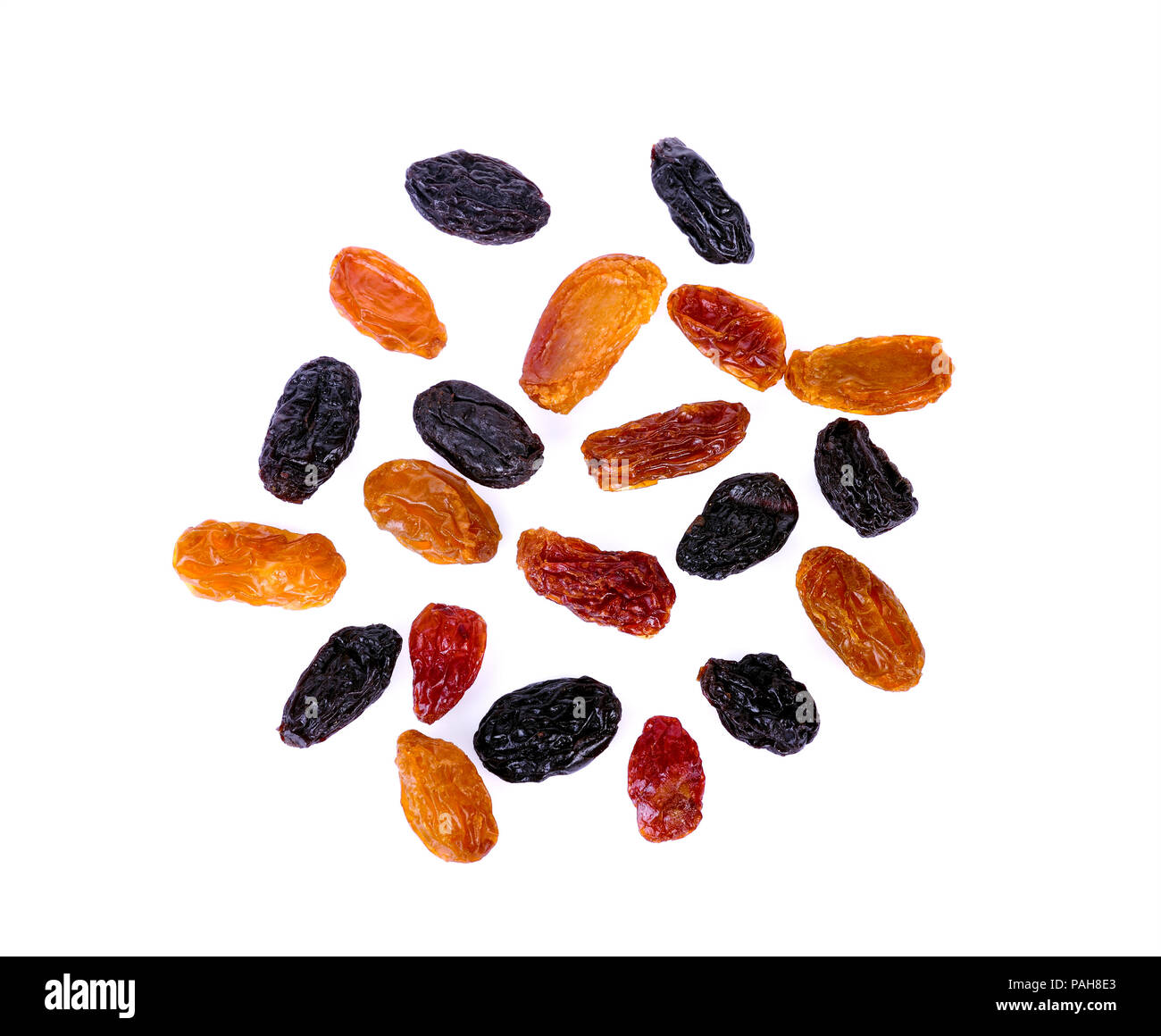 raisin is a dried grape isolated on white background Stock Photo - Alamy