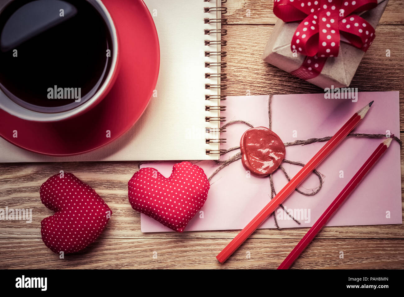 Writing love confession Stock Photo - Alamy