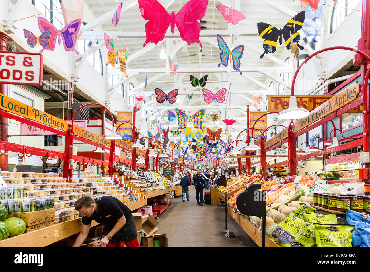 Inside Saint John City Market Stock Photo - Alamy