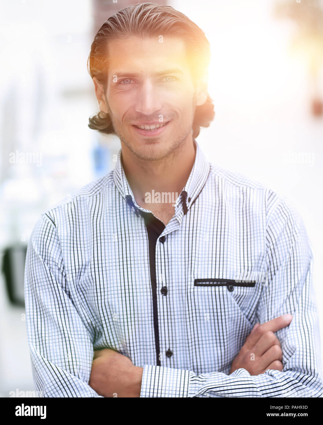 closeup.portrait of a successful man Stock Photo - Alamy
