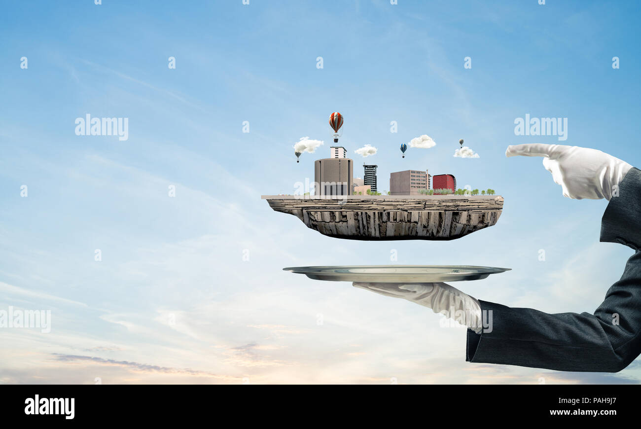 Concept of modern urban development Stock Photo - Alamy