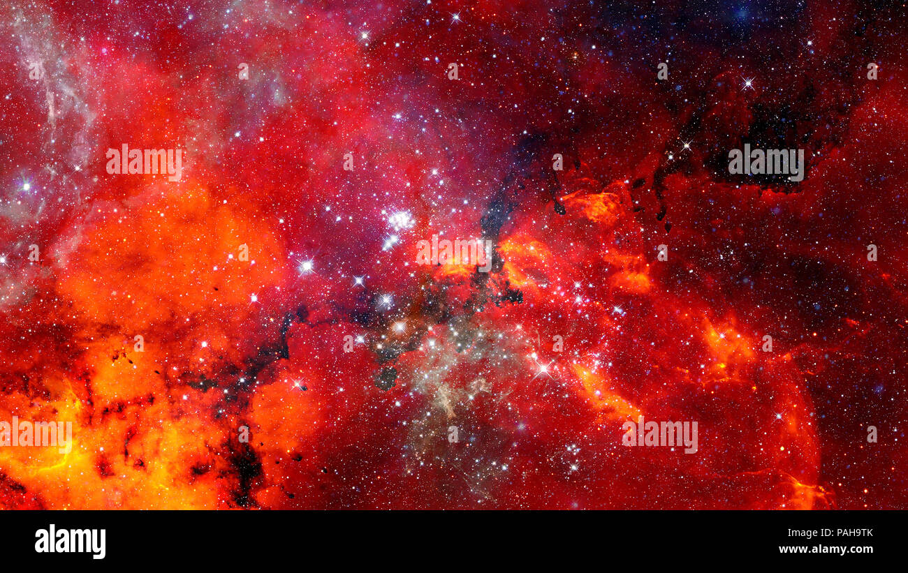 Dark nebula and stars in space. Elements of this image furnished by ...