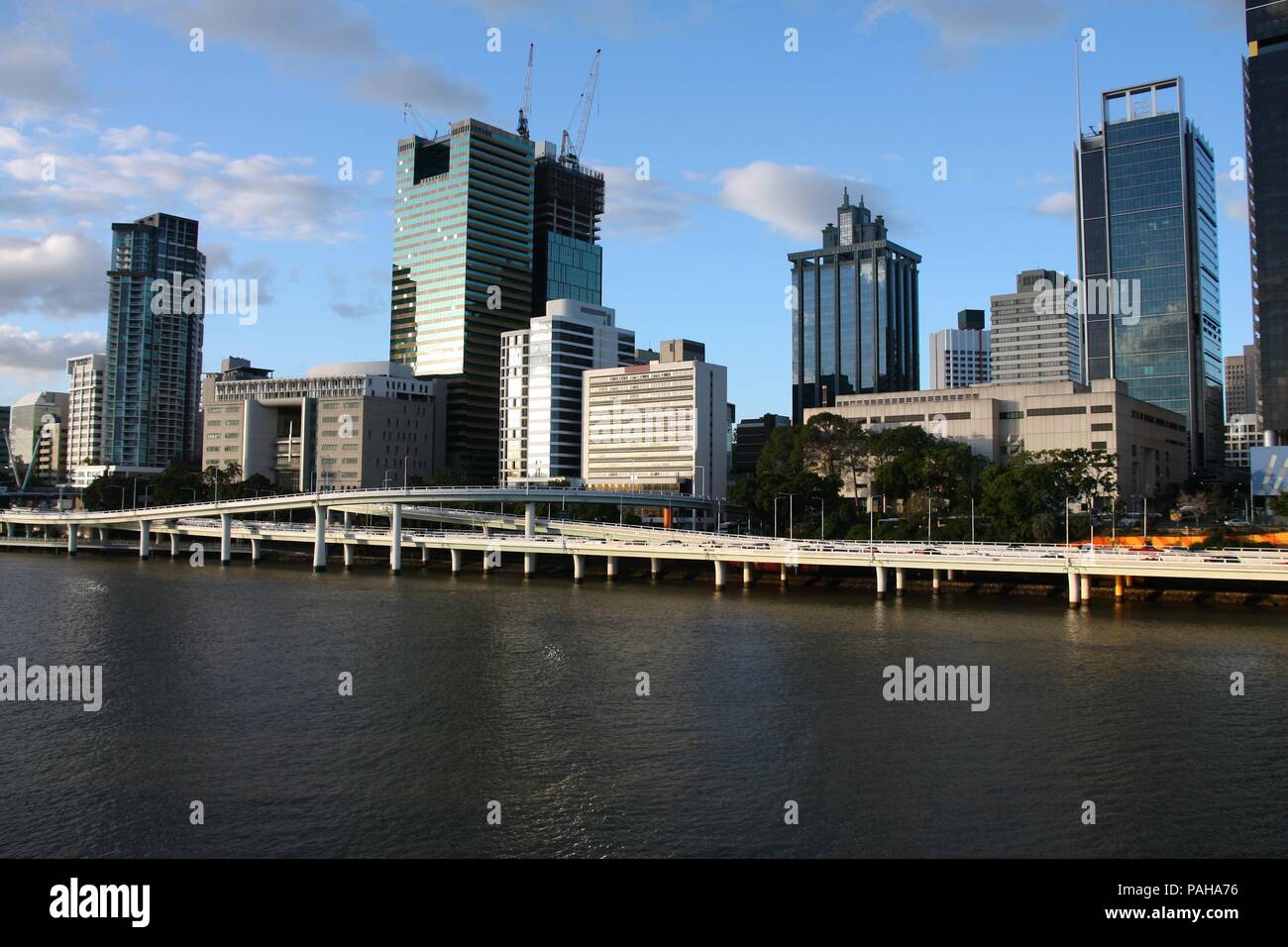 Brisbane, Australia - skyscraper skyline of Queensland capital city ...