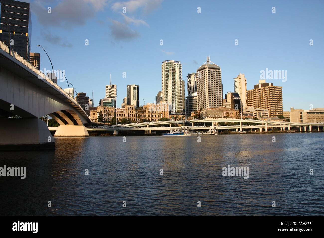Brisbane, Australia - skyscraper skyline of Queensland capital city ...
