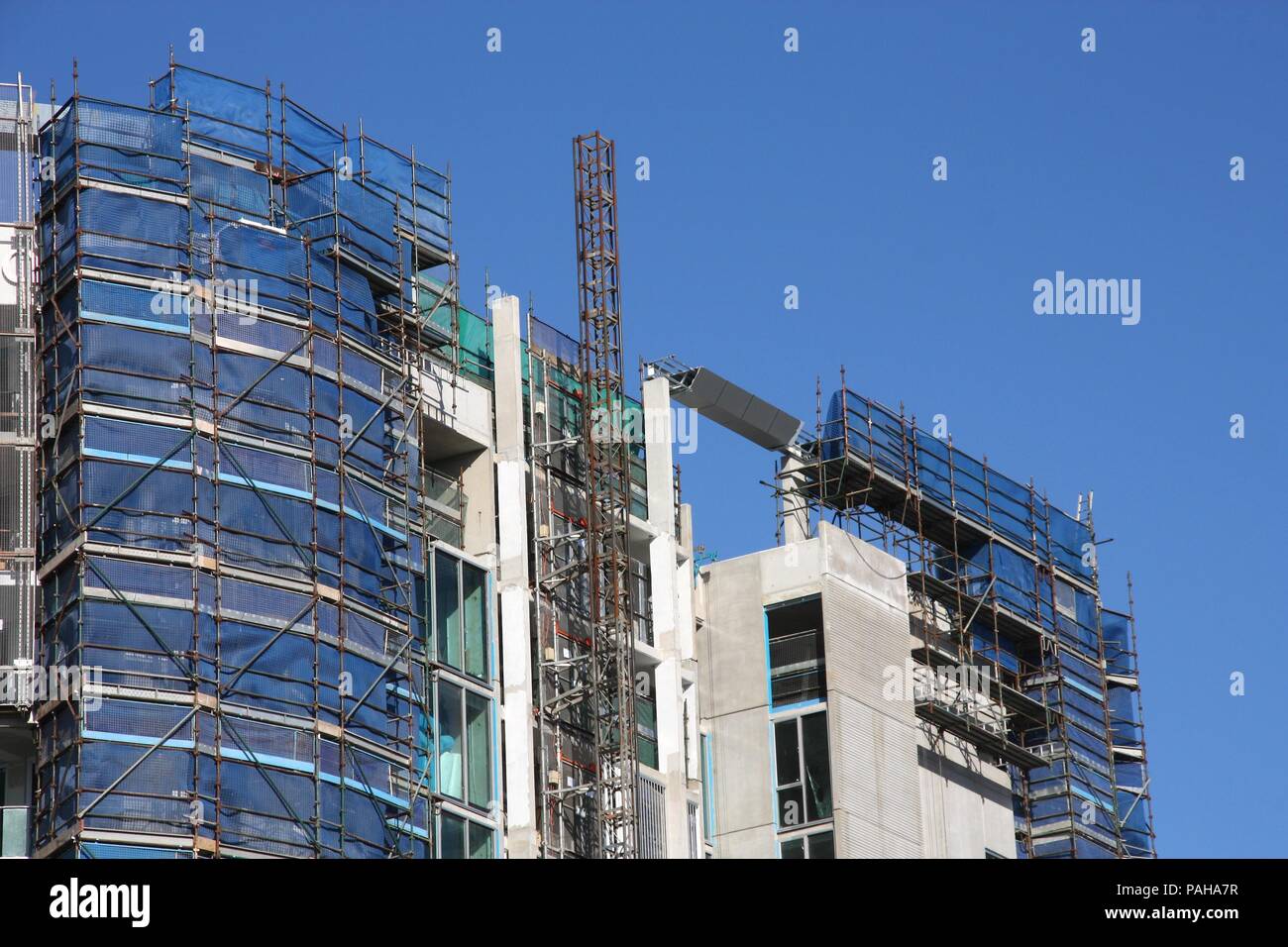 Contemporary apartment building construction in Sydney, Australia. Real ...