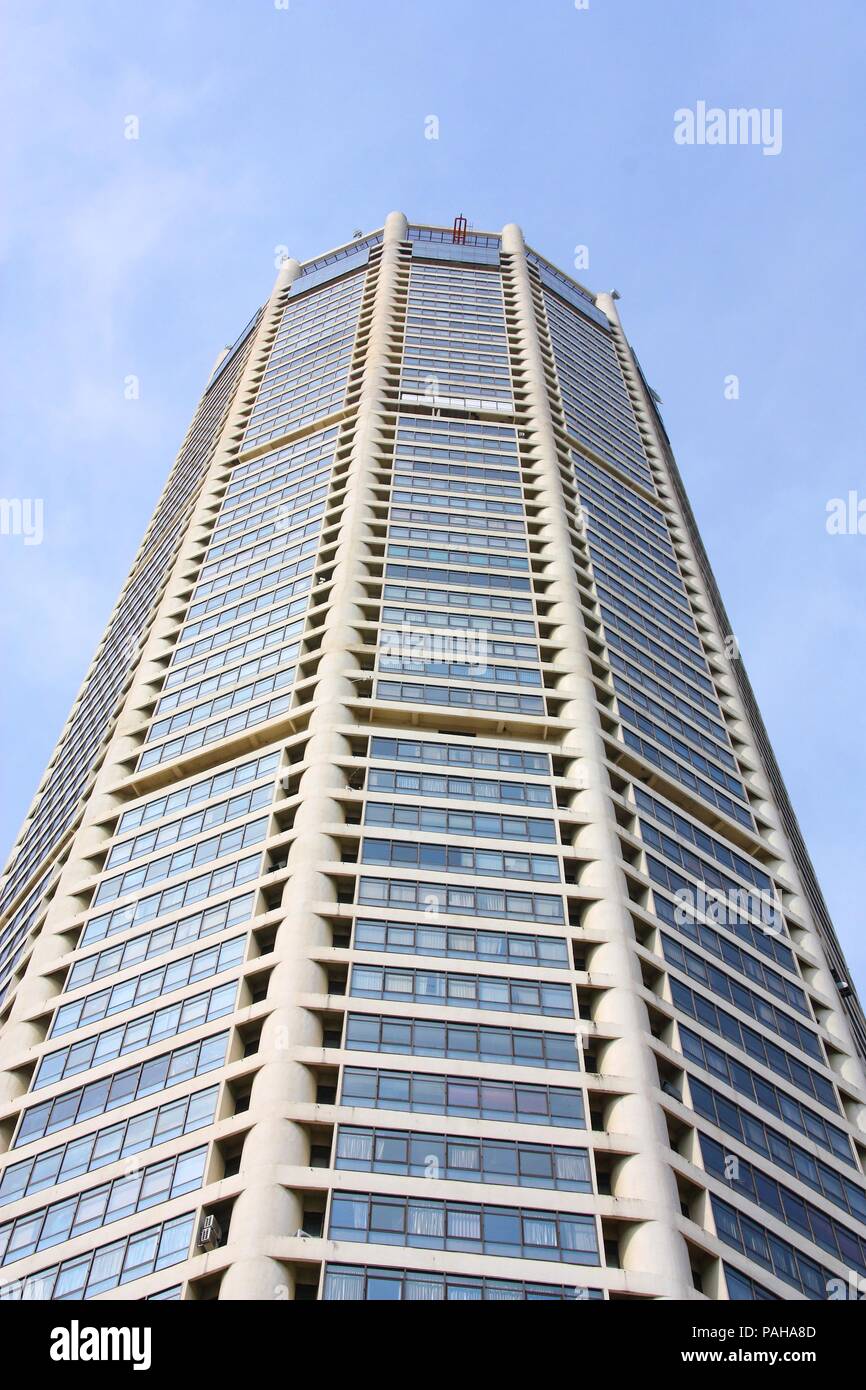 GEORGE TOWN, MALAYSIA - FEBRUARY 1: Komtar Tower building on February 1 ...