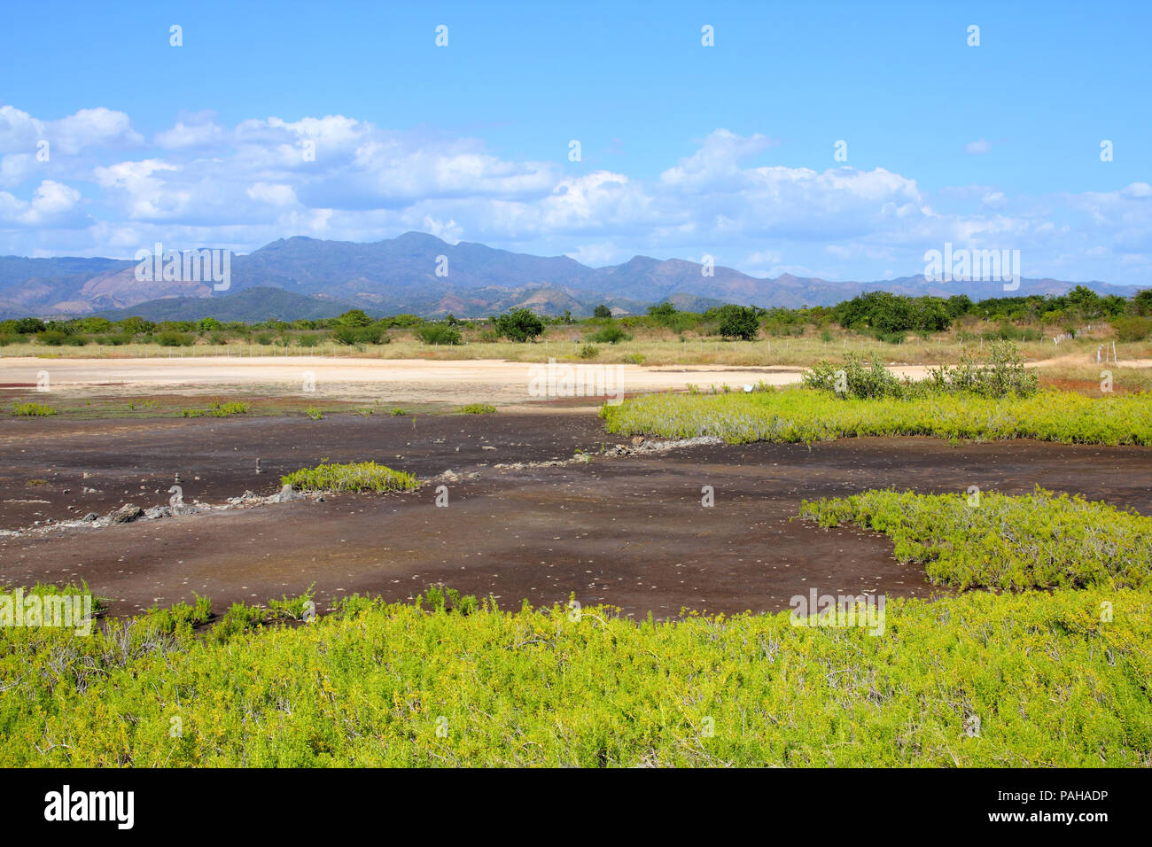 Cuba - Ancon peninsula plains and marshes. Landscape near Trinidad ...