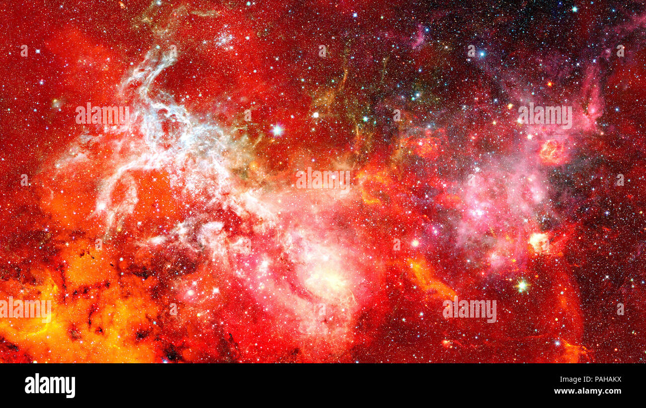 Beautiful nebula and Galaxy. Elements of this Image Furnished by NASA ...