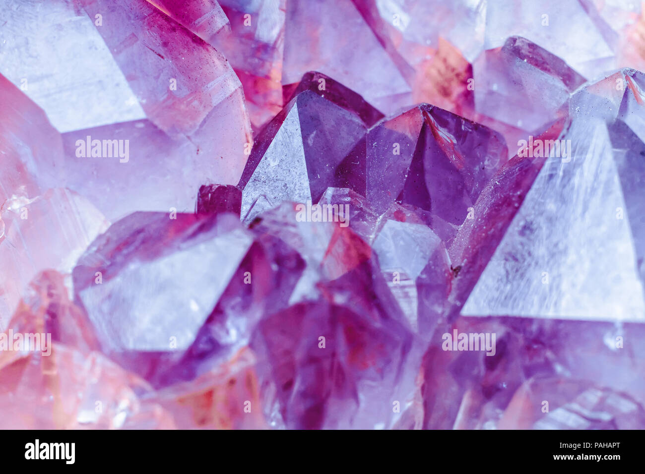 Crystal Stone macro mineral surface, purple rough amethyst quartz ...
