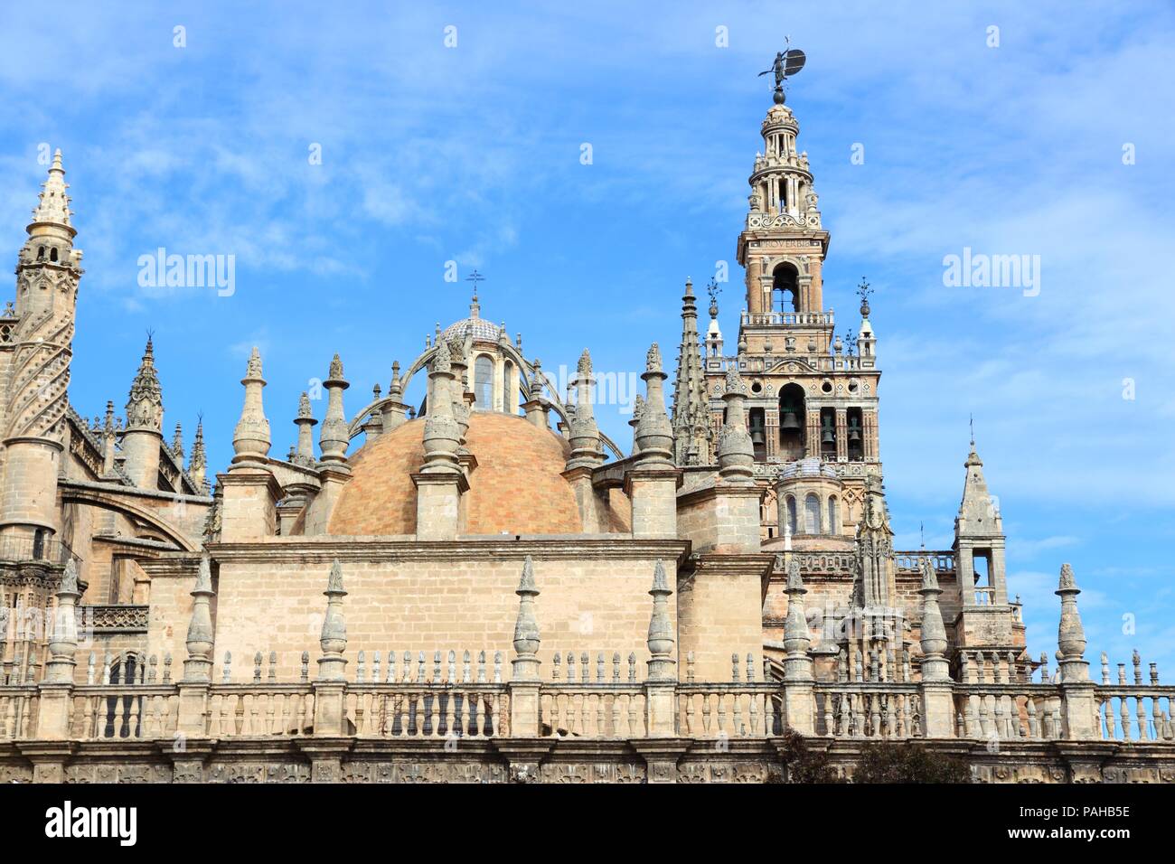 Seville, Spain - the cathedral, UNESCO World Heritage Site Stock Photo ...