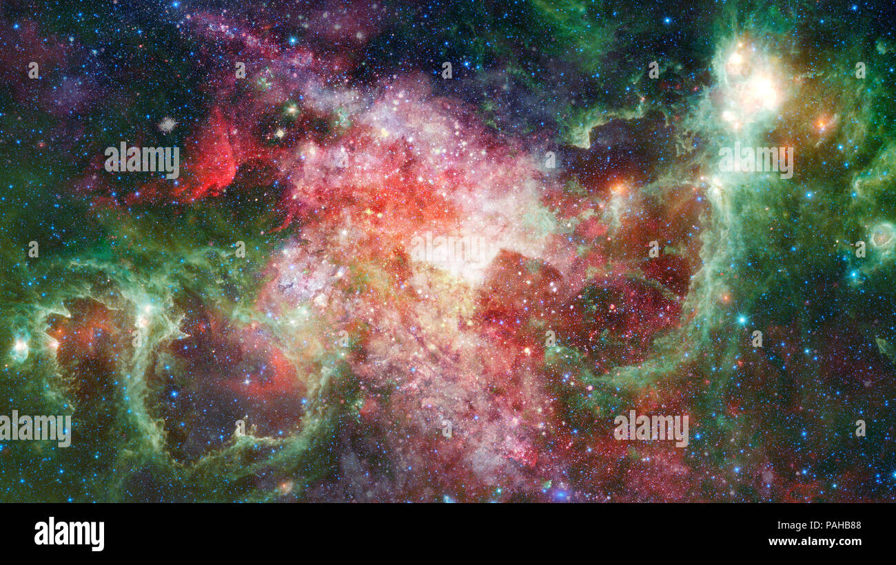 Nebula gas cloud in deep outer space. Elements of this image furnished ...