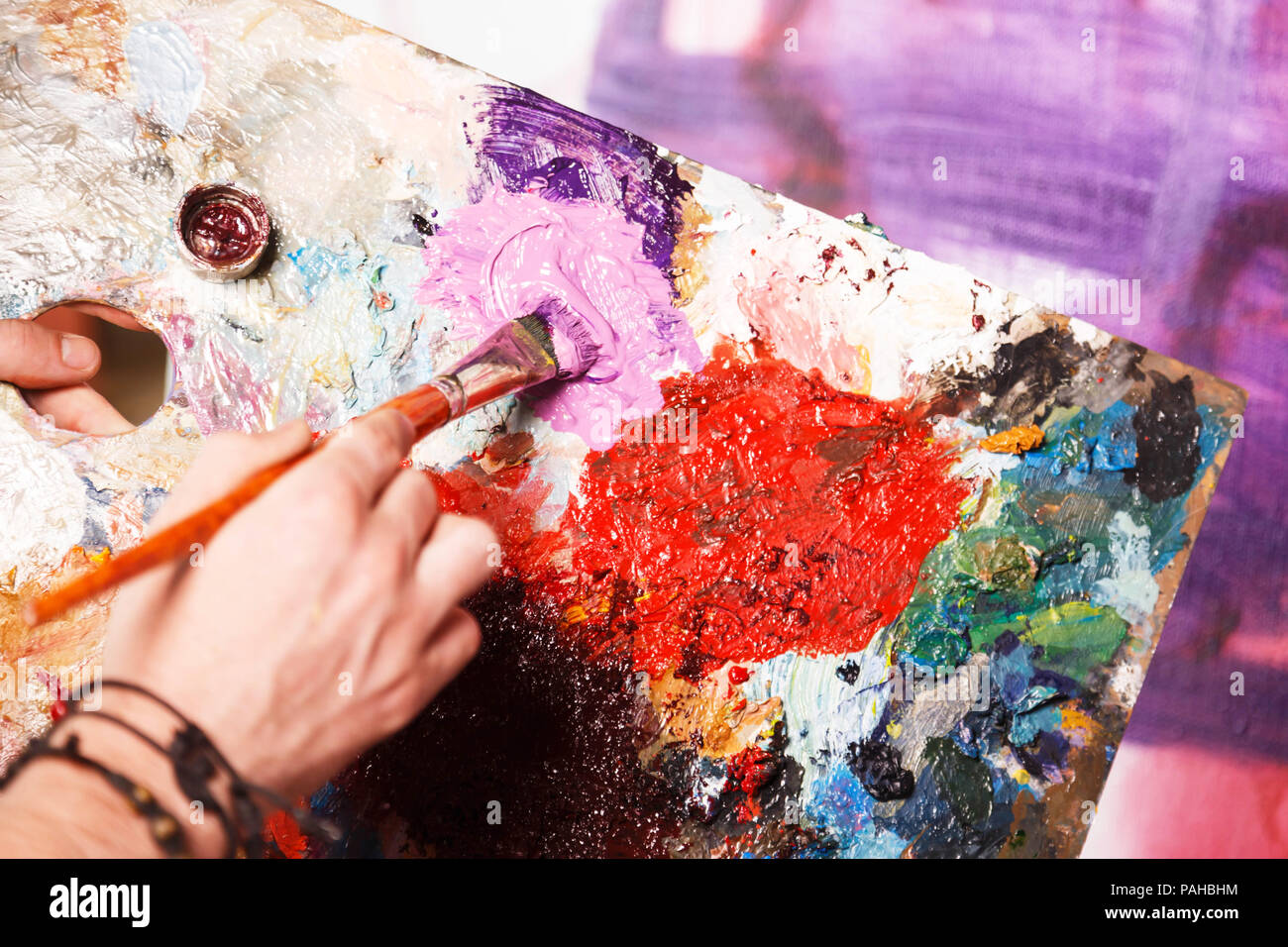 Tempera and pencil on paper hi-res stock photography and images - Alamy