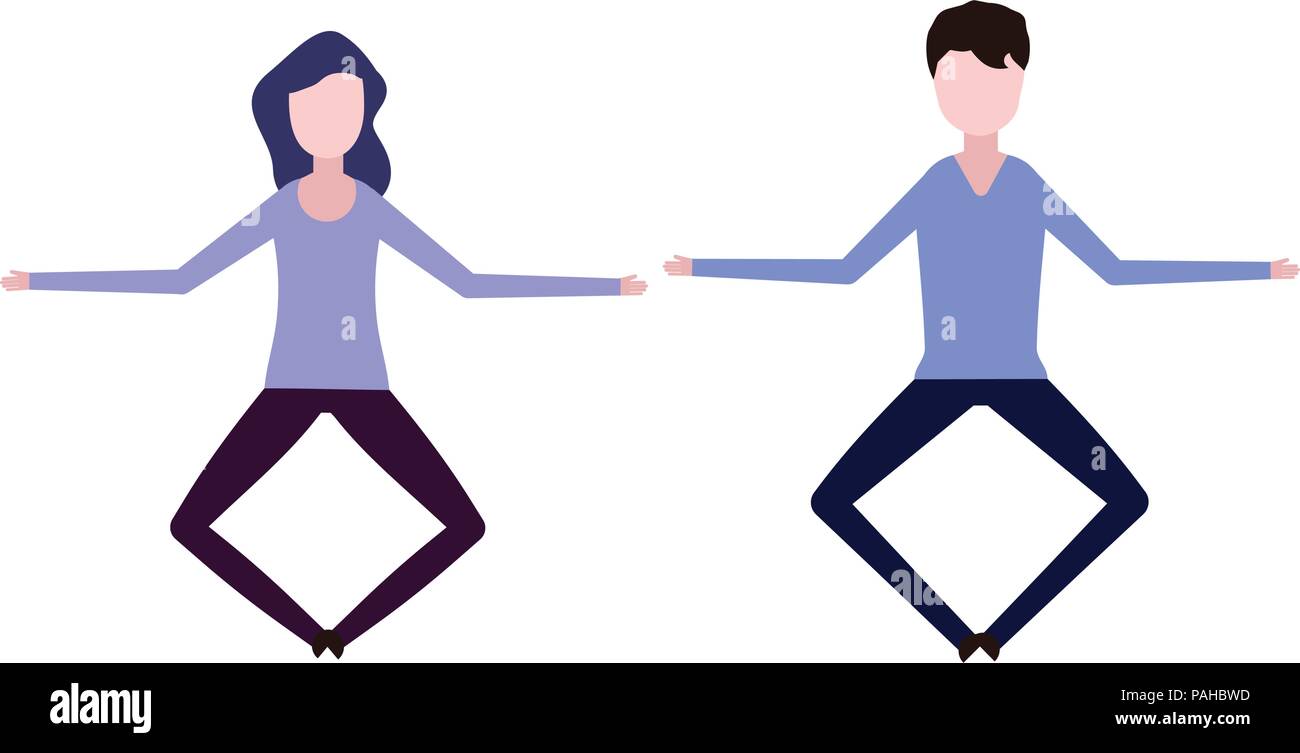 Calm business woman meditating Stock Vector Images - Alamy