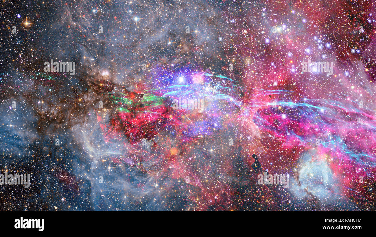 Universe filled with stars, nebula and galaxy. Elements of this image ...