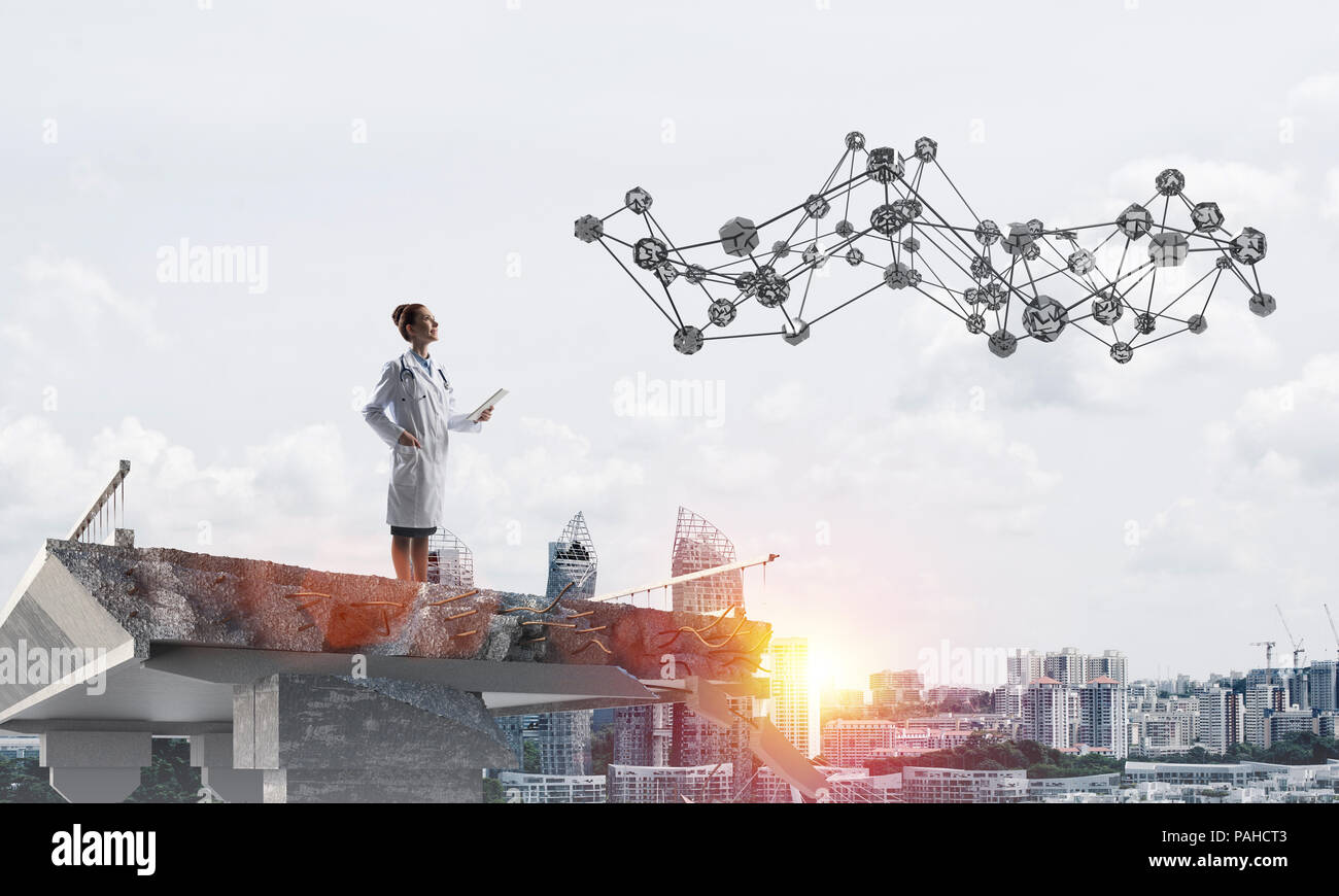 Modern technologies for solving medical industry problems Stock Photo ...