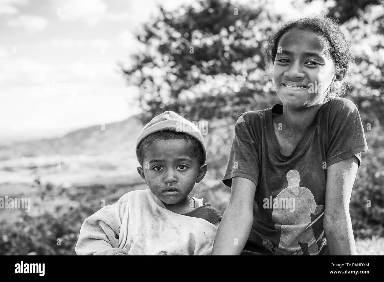 ANTANANARIVO, MADAGASCAR - JUNE 30, 2011: Unidentified Madagascar ...