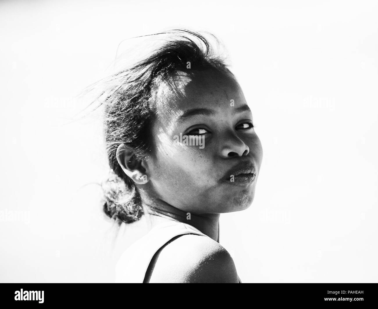 Children eye africa close Black and White Stock Photos & Images - Alamy