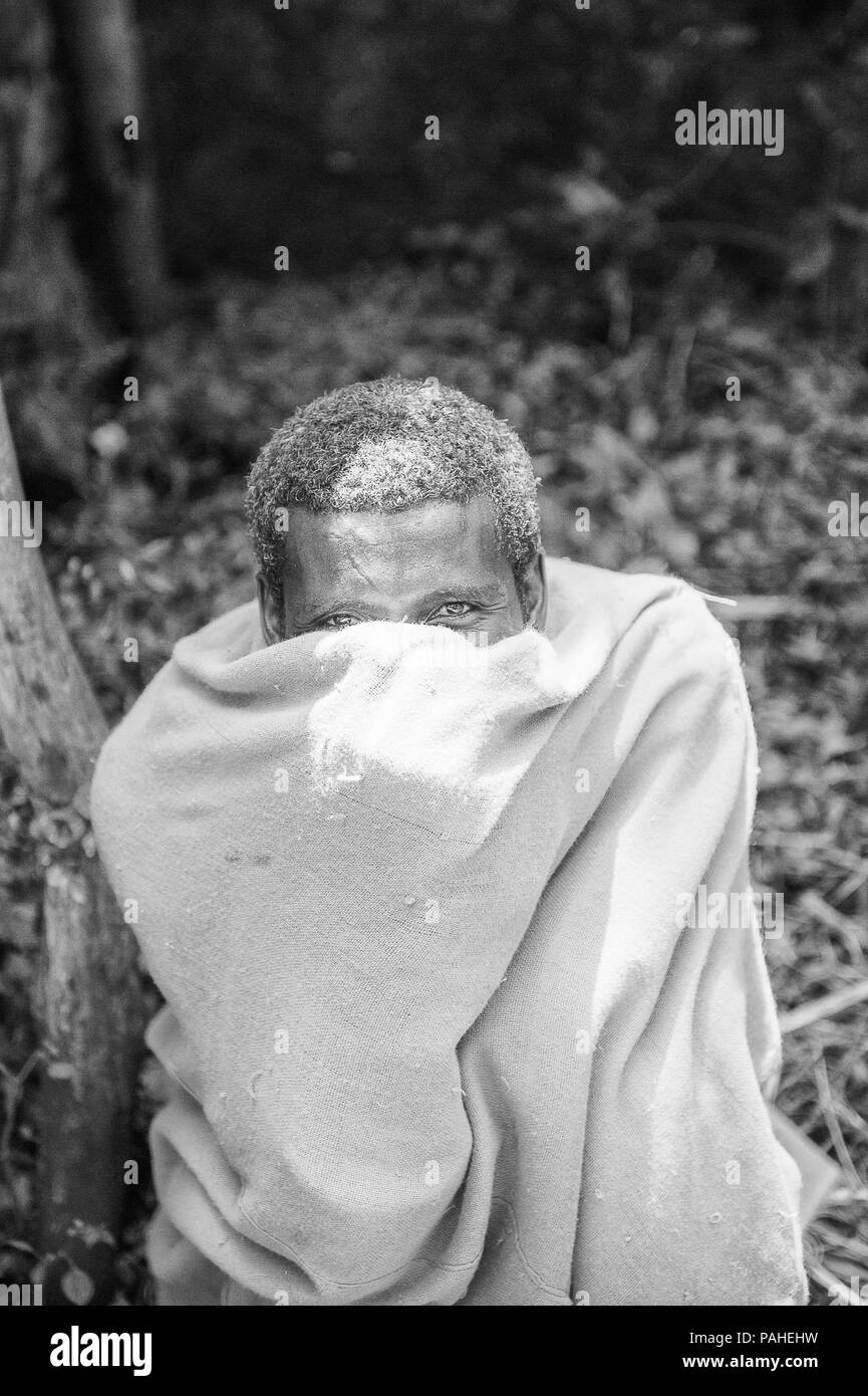 Zimbabwe tribe man Black and White Stock Photos & Images - Alamy