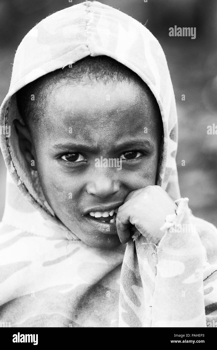 Omo valley tribe young man Black and White Stock Photos & Images - Alamy