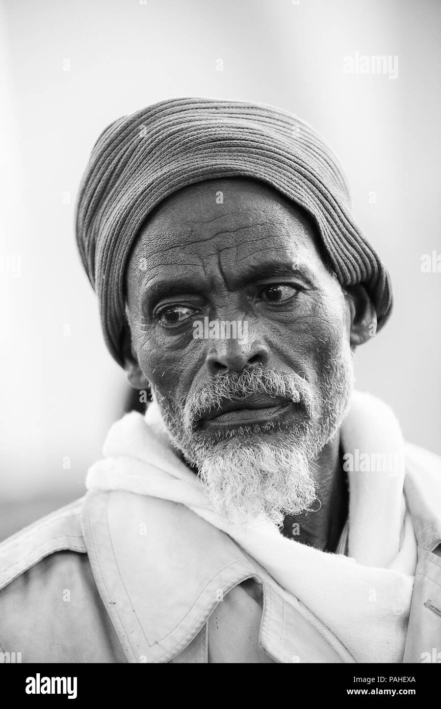 Ethiopian man with beard Black and White Stock Photos & Images - Alamy