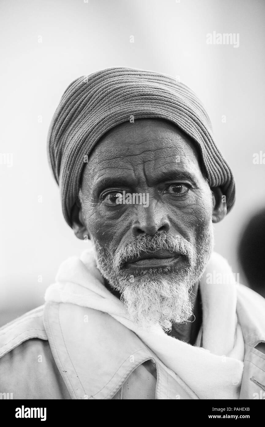 Ethiopian man with beard Black and White Stock Photos & Images - Alamy