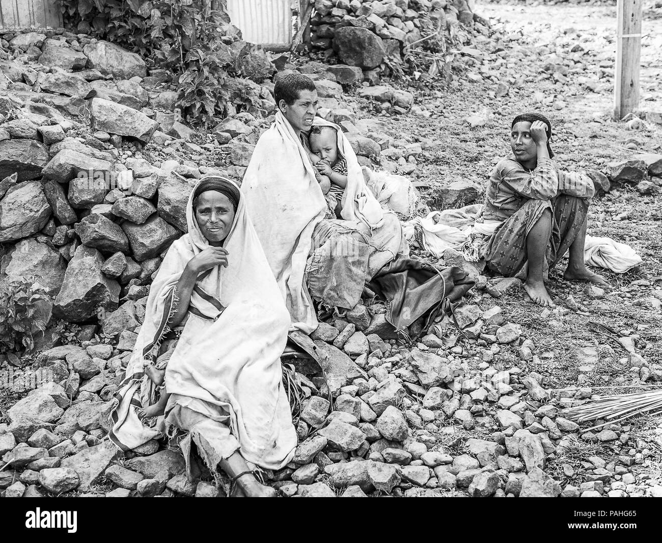 Africa tribe baby Black and White Stock Photos & Images - Alamy