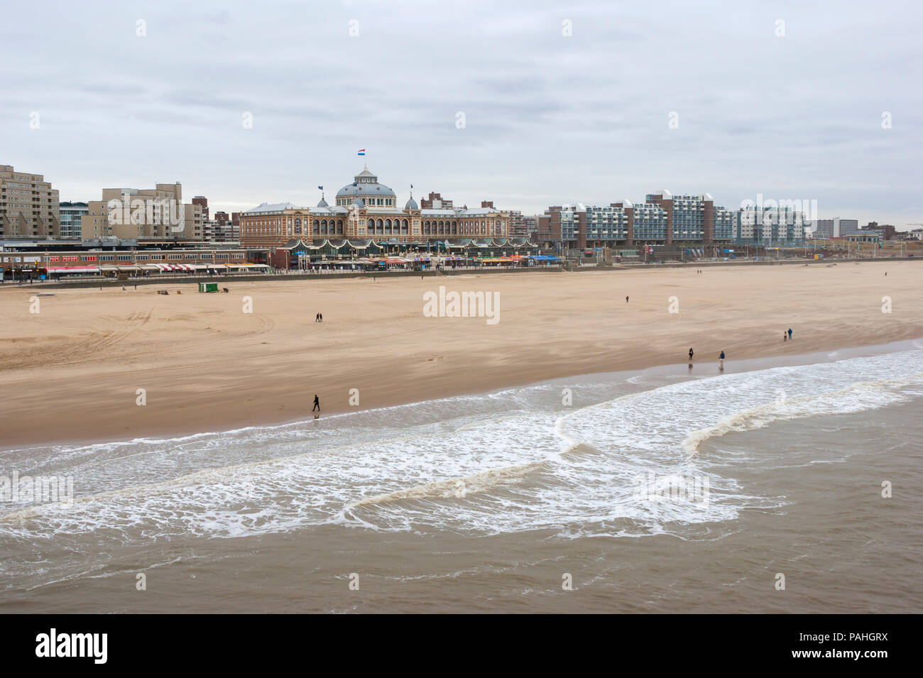 Scheveningen beach in off-season, The Hague, Netherlands. Scheveningen ...
